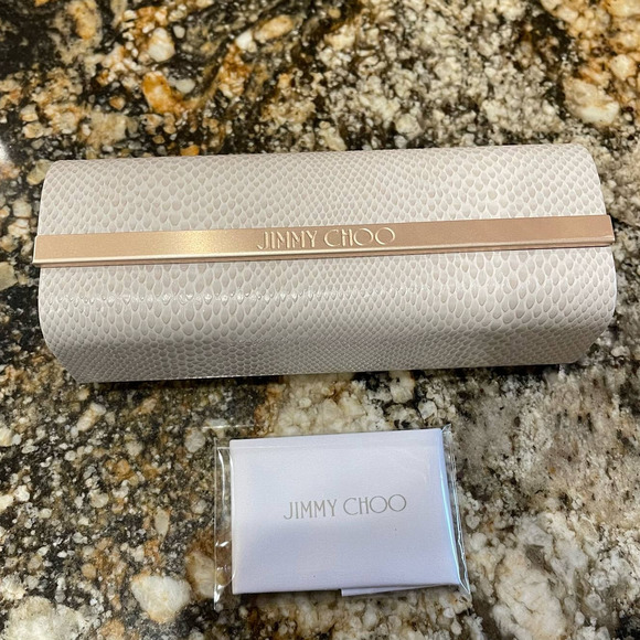Jimmy Choo | Accessories | New Jimmy Choo Glasses Case And Cleaning ...
